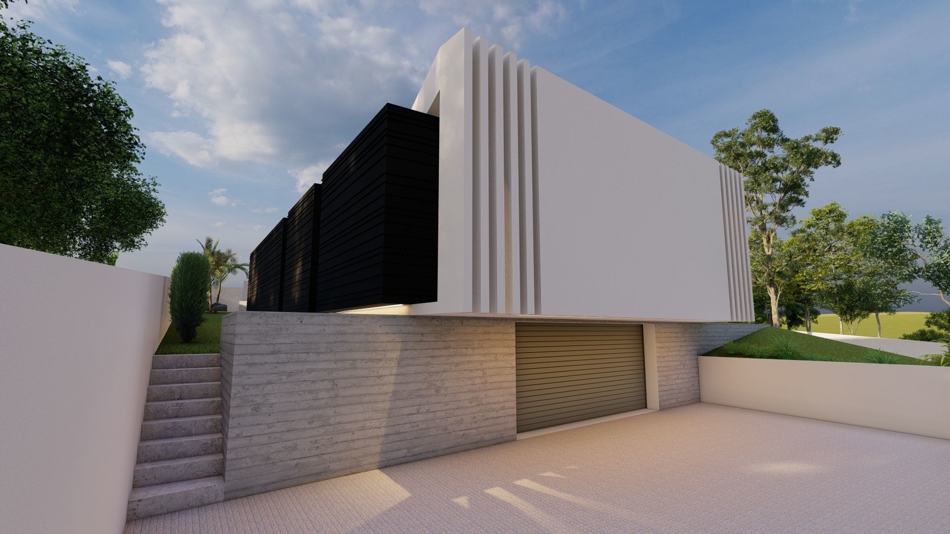 Minimalist and personal House 3D model | CGTrader