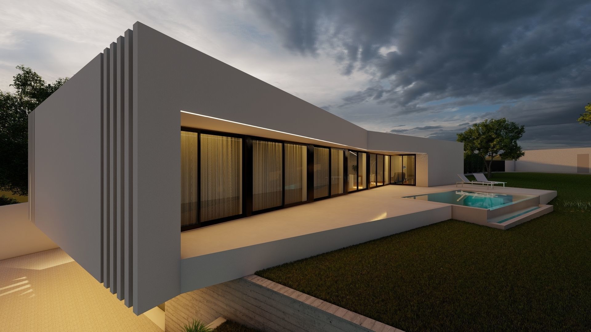 Minimalist and personal House 3D model | CGTrader