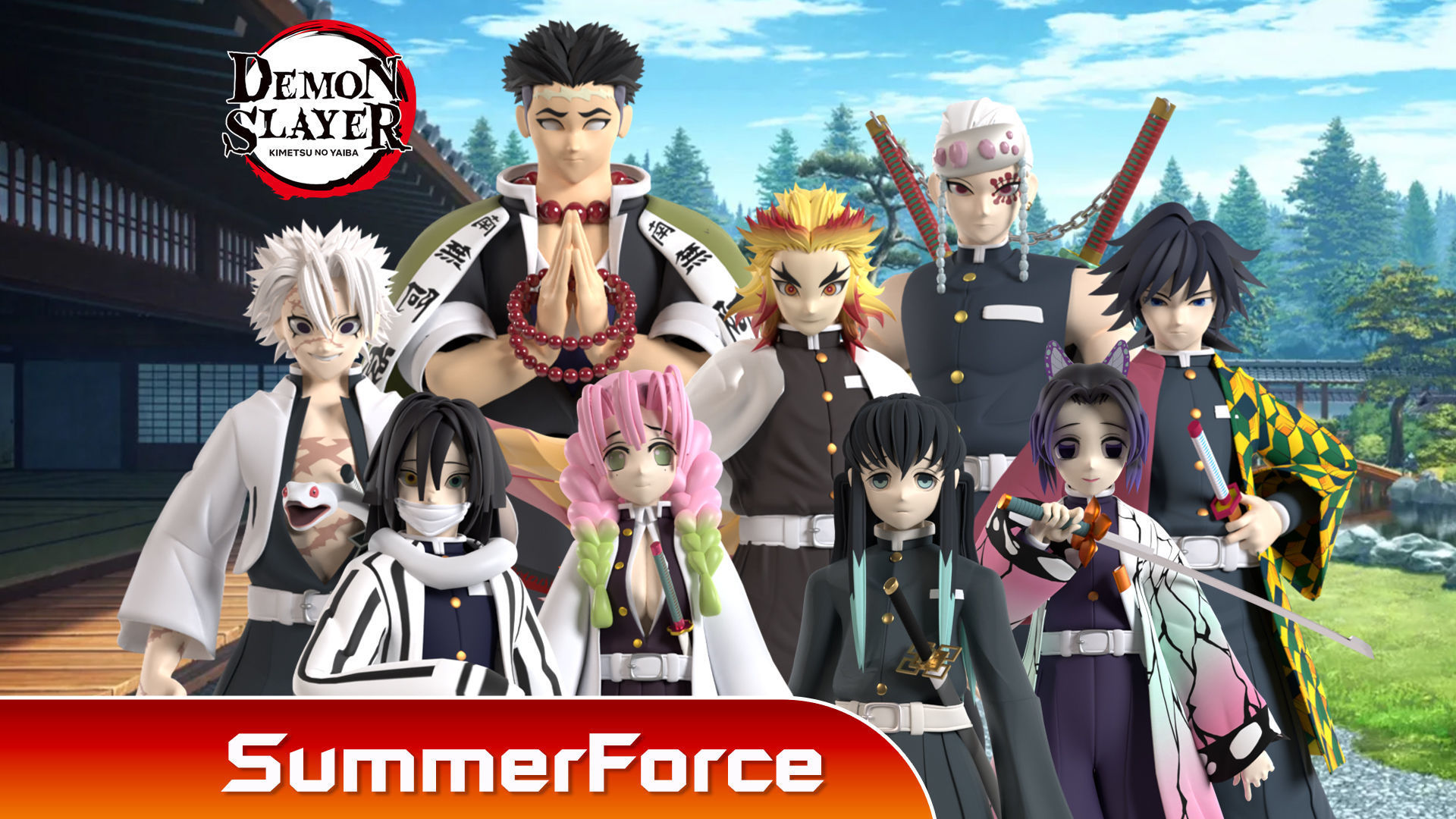 Hashira - Demon Slayer 3D Model Collection | CGTrader