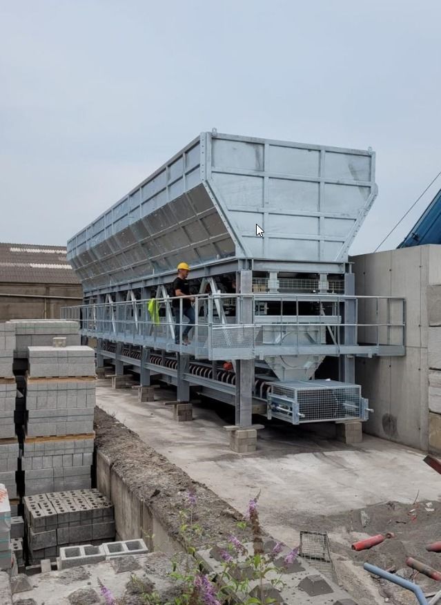 Concrete batching plant hopper feeders 200Ton-Hour 3D model | CGTrader