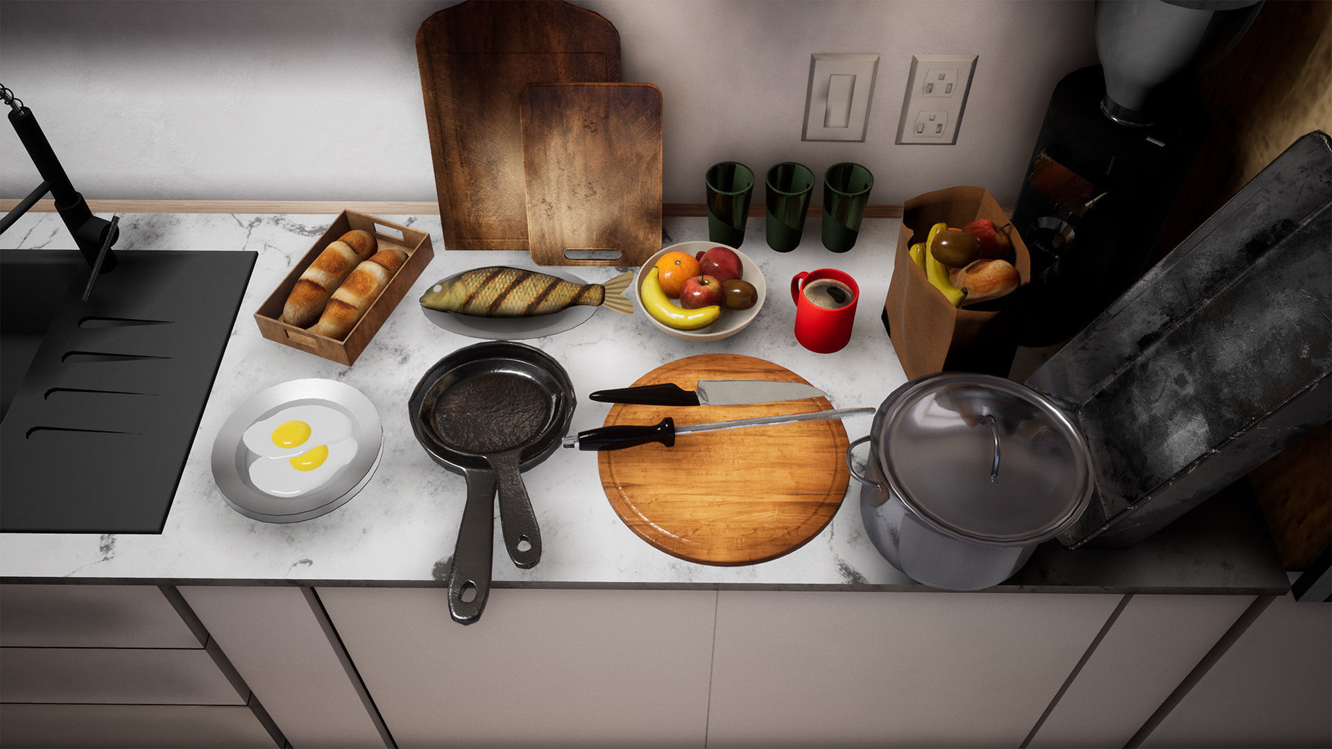 3D model Ultimate Kitchen Utensils Pack VR / AR / low-poly | CGTrader