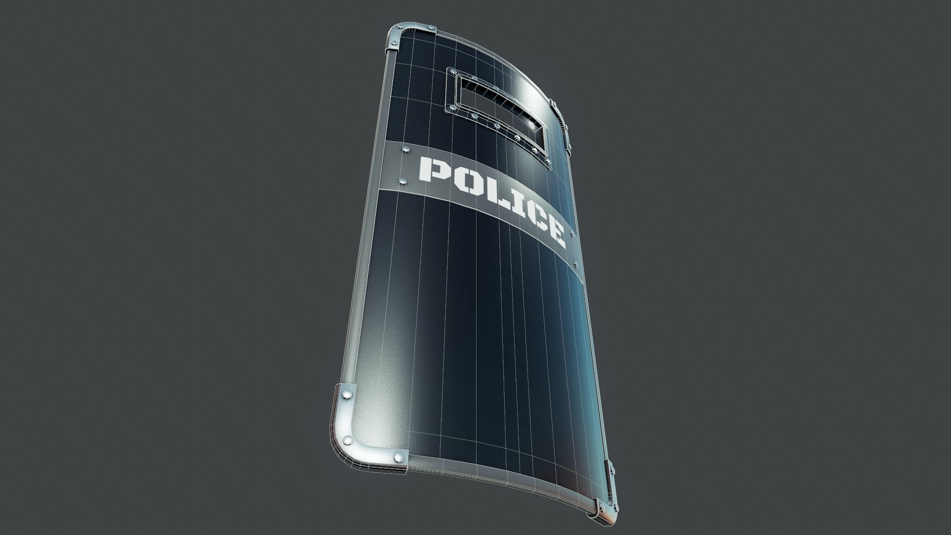 3D model Ballistic Shield - Tutorial Included VR / AR / low-poly | CGTrader