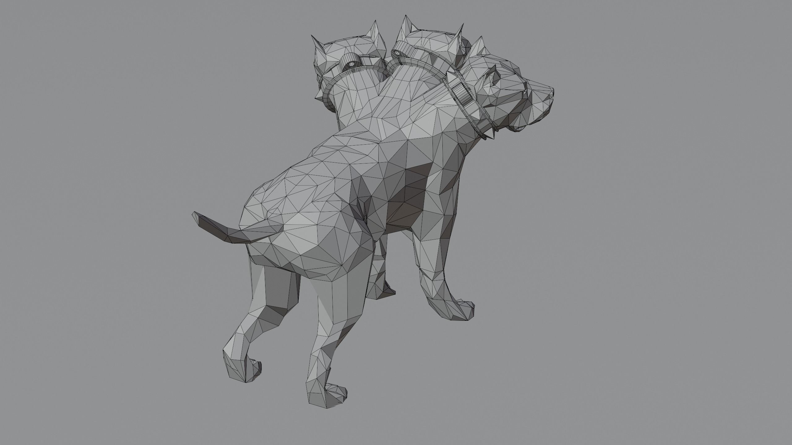 3D model Cerberus Hellhound dog Hound of Hades Beast Monster Rigged VR ...