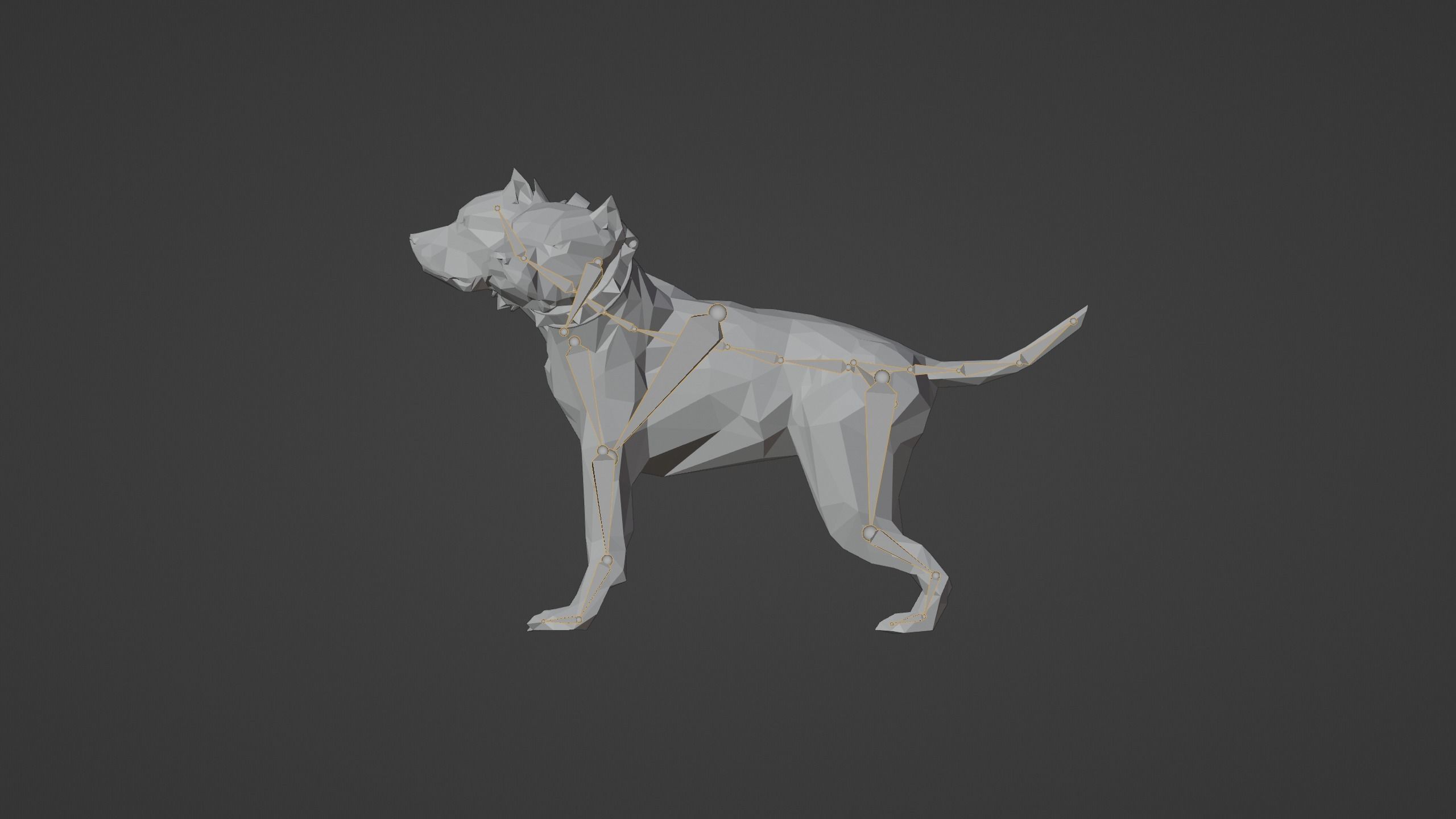 3D model Cerberus Hellhound dog Hound of Hades Beast Monster Rigged VR ...