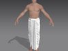 Dhoti model 3D model | CGTrader
