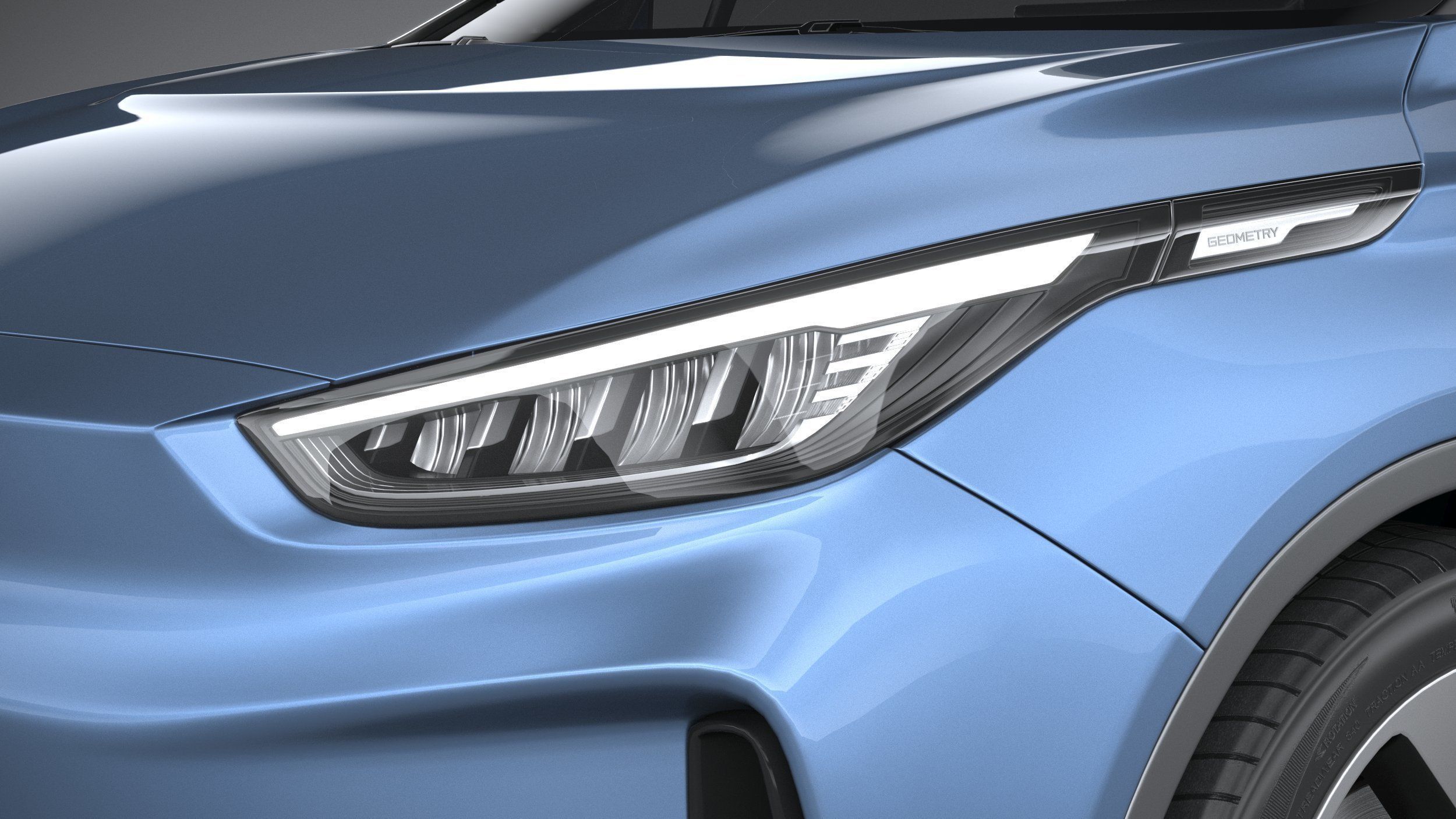 Geely Geometry C 2024 3D model | CGTrader