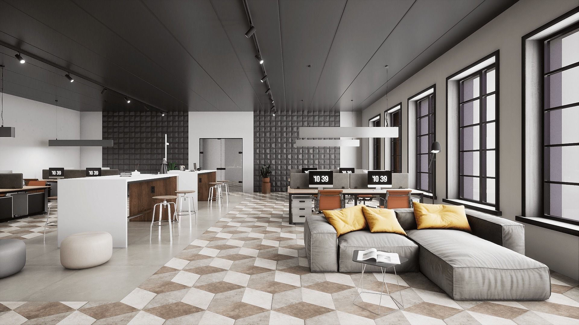 3D model HQ ArchViz Modular Office VR / AR / low-poly | CGTrader