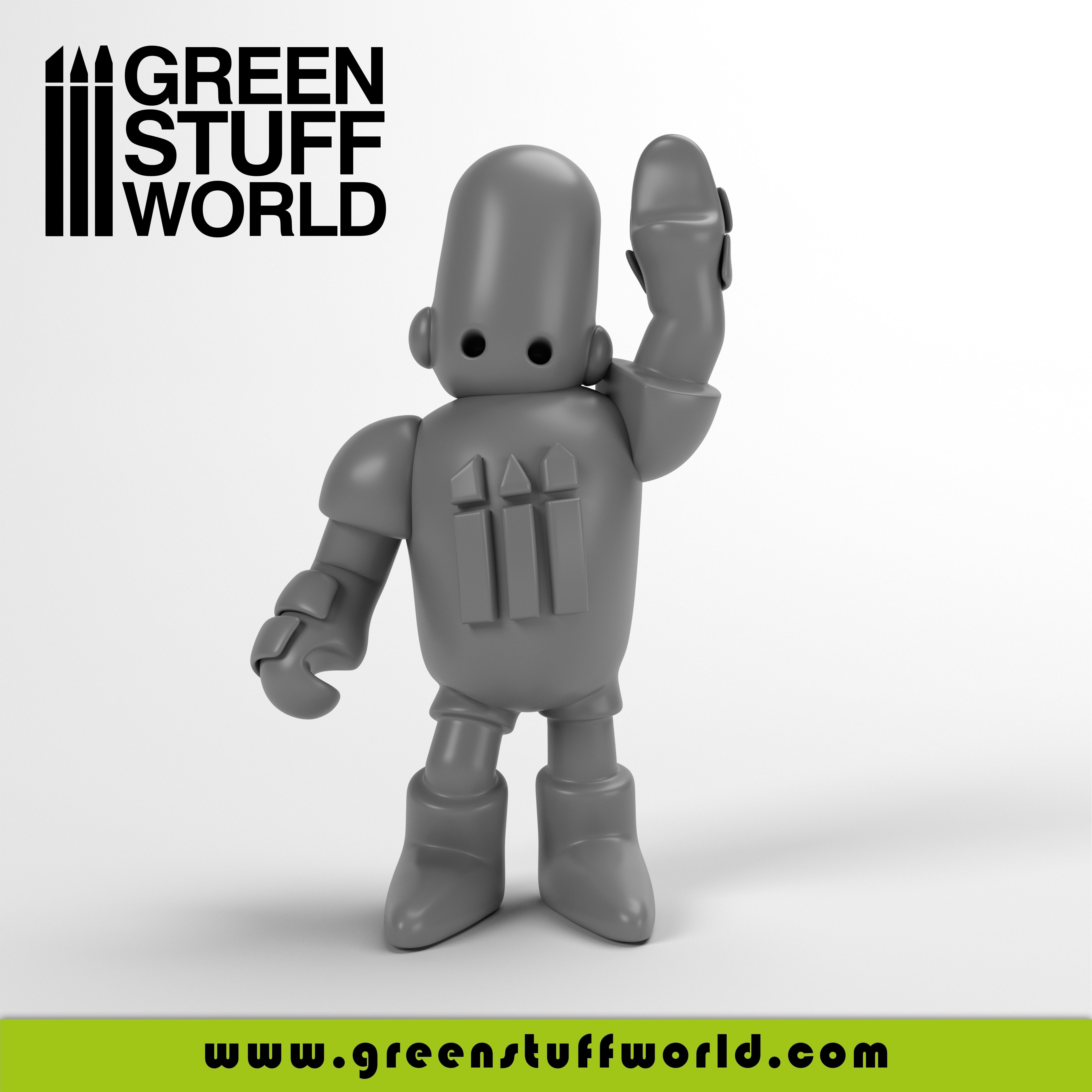 GreenStuffWorld - Stuffy - Hello free 3D model 3D printable | CGTrader