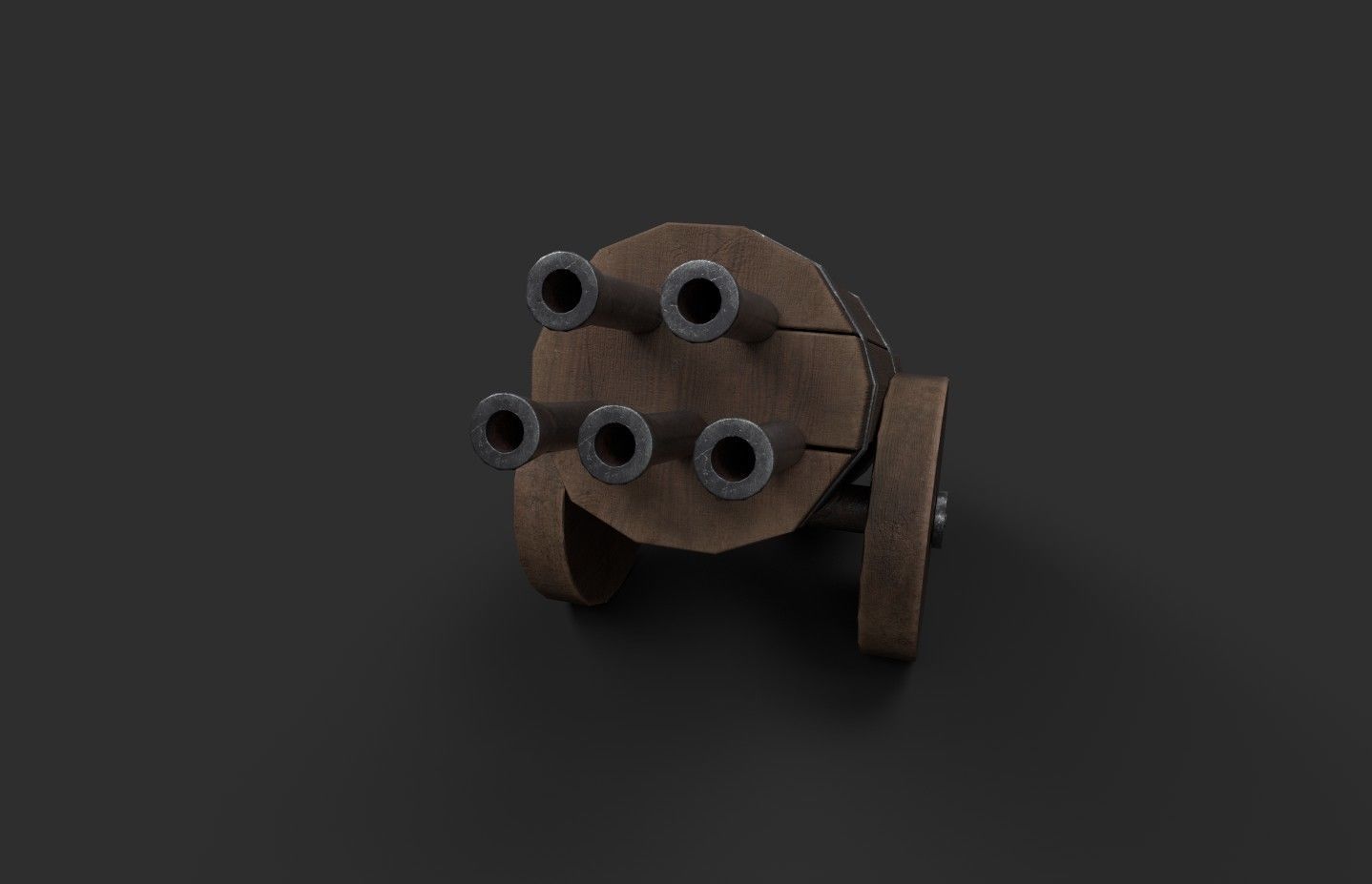 3D model Medieval 15th century organ gun VR / AR / low-poly | CGTrader