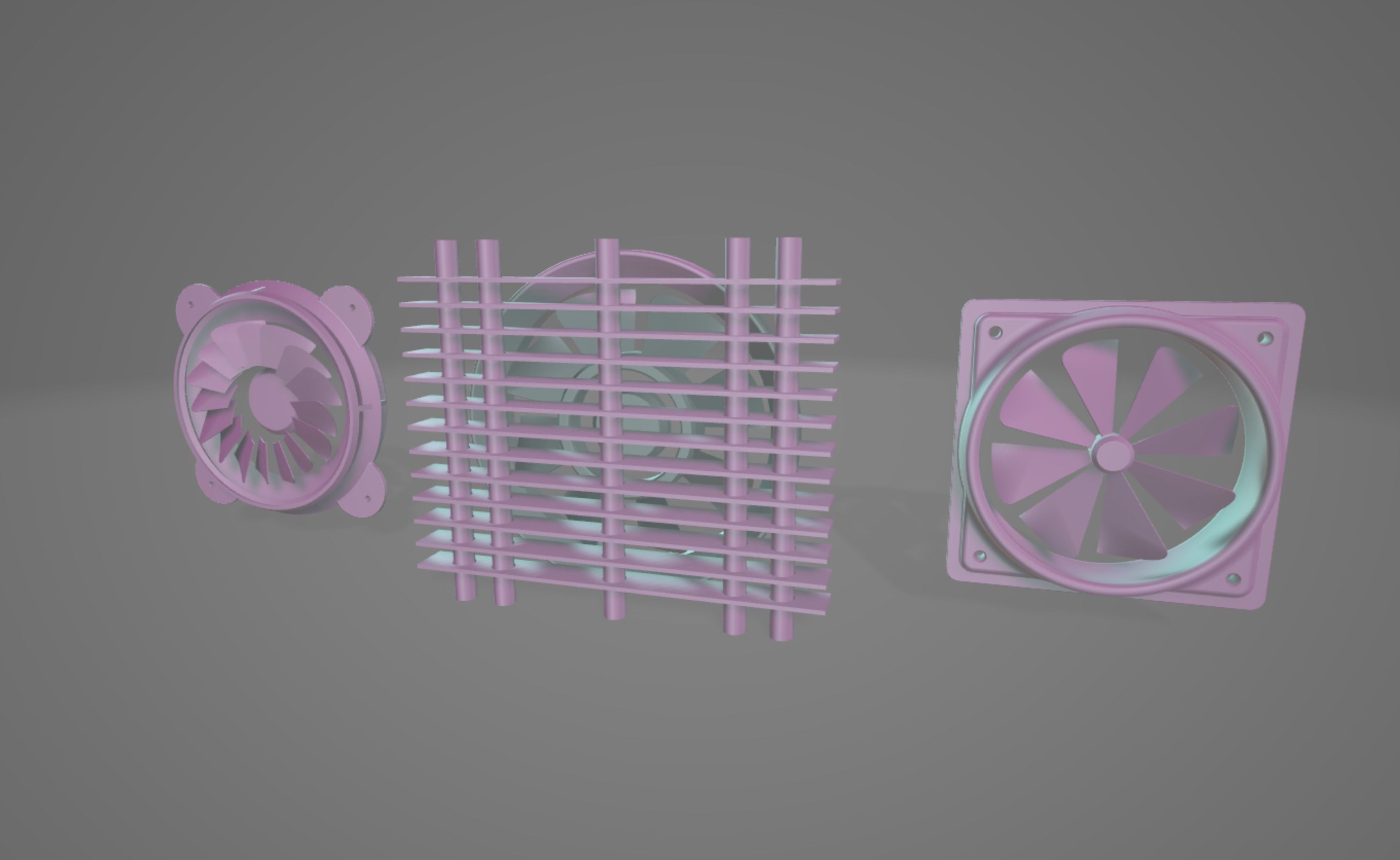 3D model Computer Fans VR / AR / low-poly | CGTrader