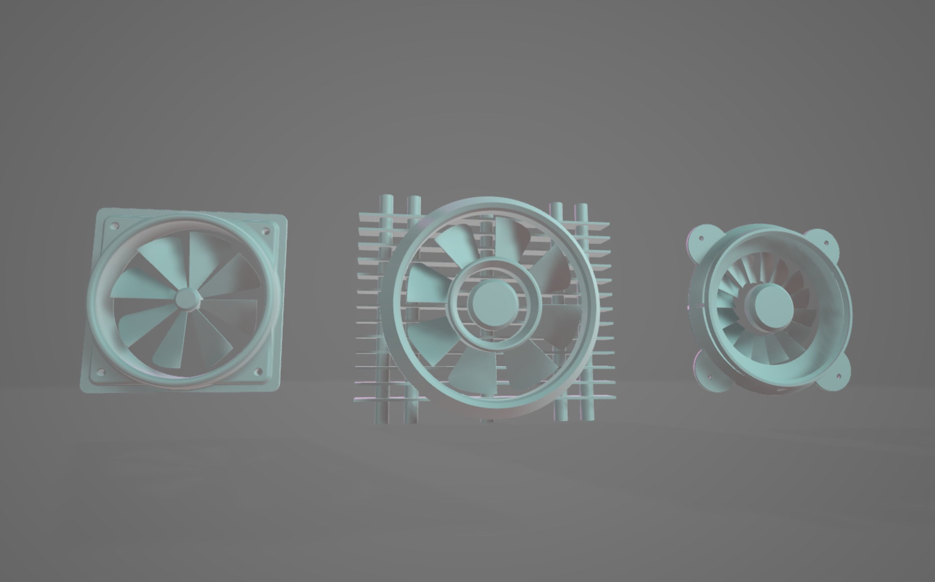 3D model Computer Fans VR / AR / low-poly | CGTrader