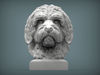 GoldenDoodle bust 3D model 3D printable | CGTrader