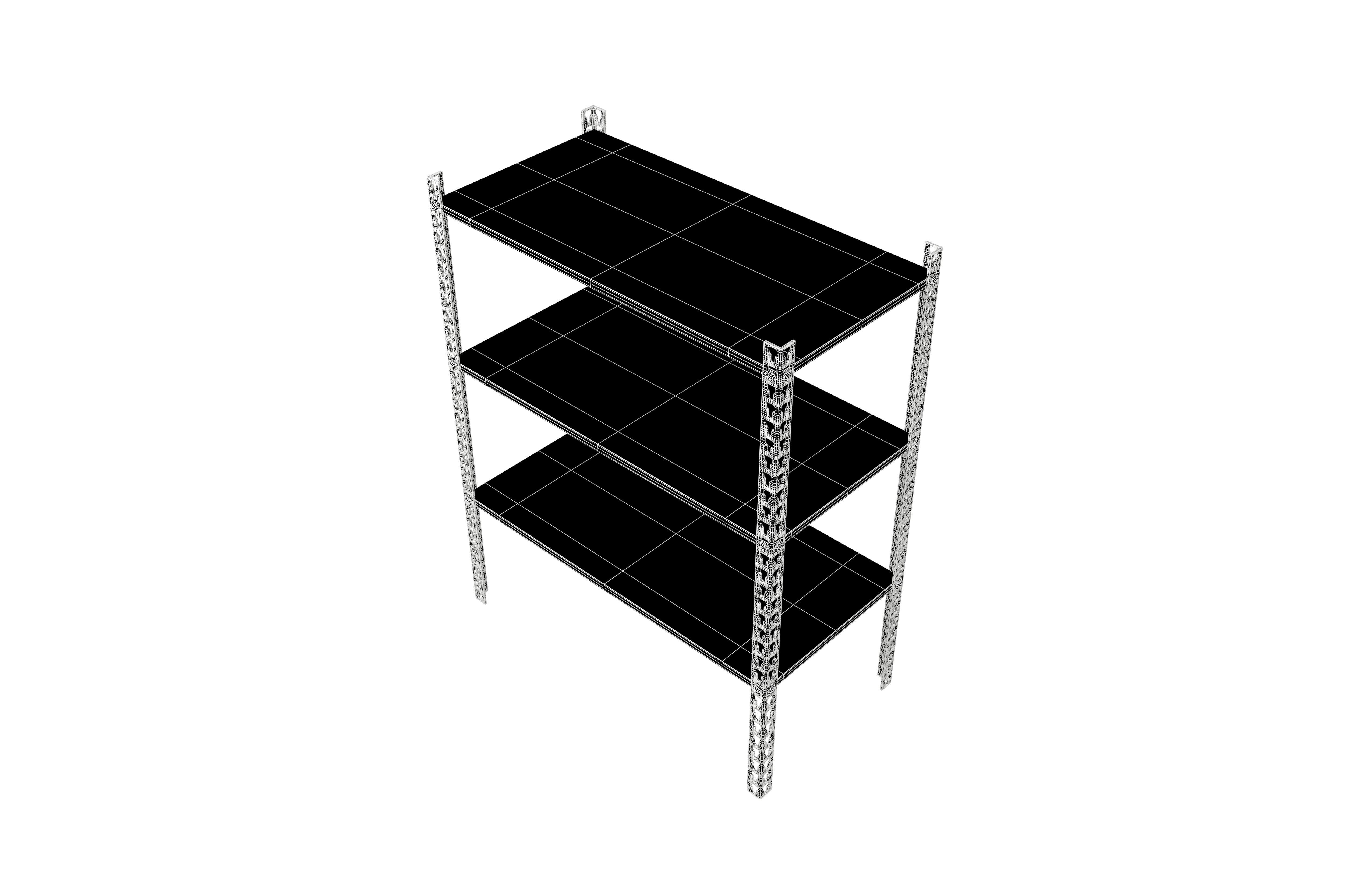 3D model Storage Rack V1 003 VR / AR / low-poly | CGTrader
