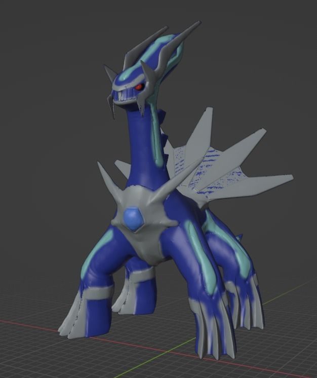 Dialga 3D model 3D printable | CGTrader