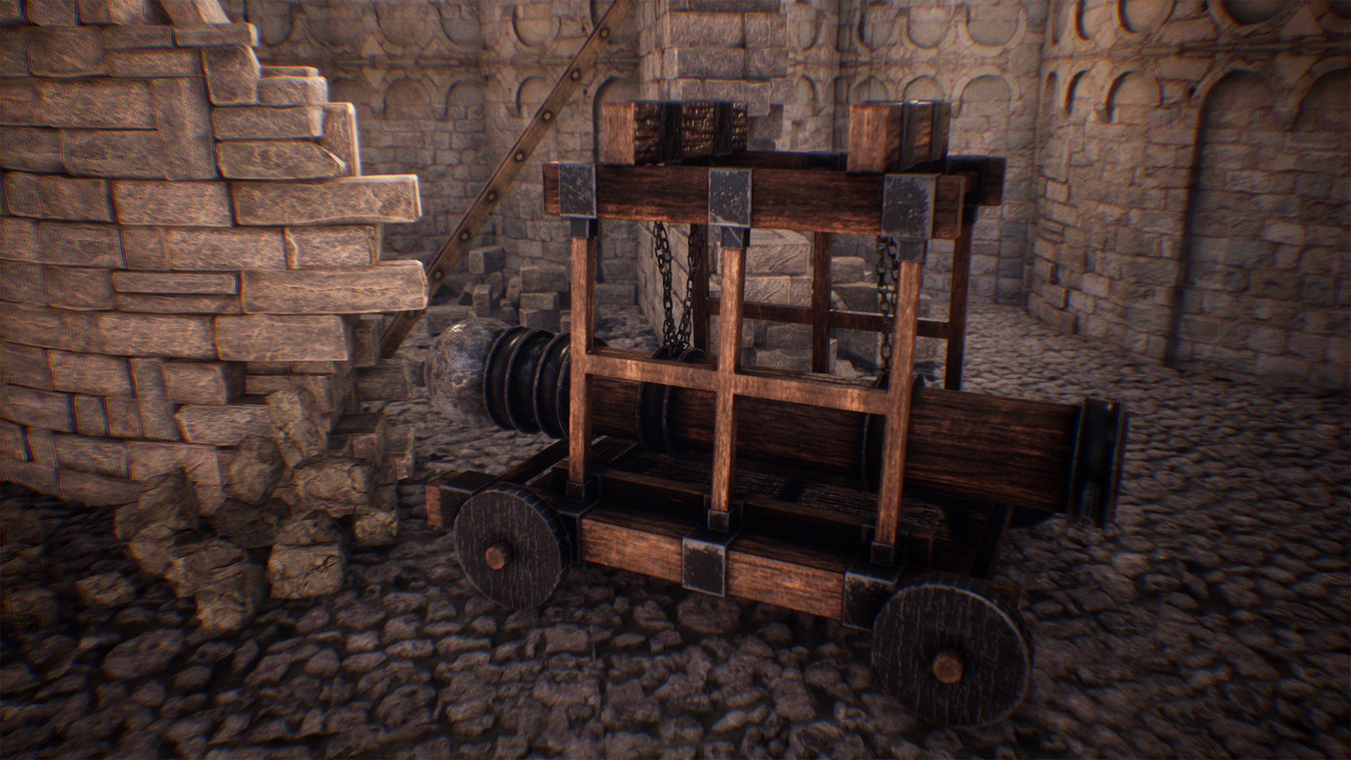 3D model Medieval Siege Engines 11 Assets VR / AR / low-poly | CGTrader
