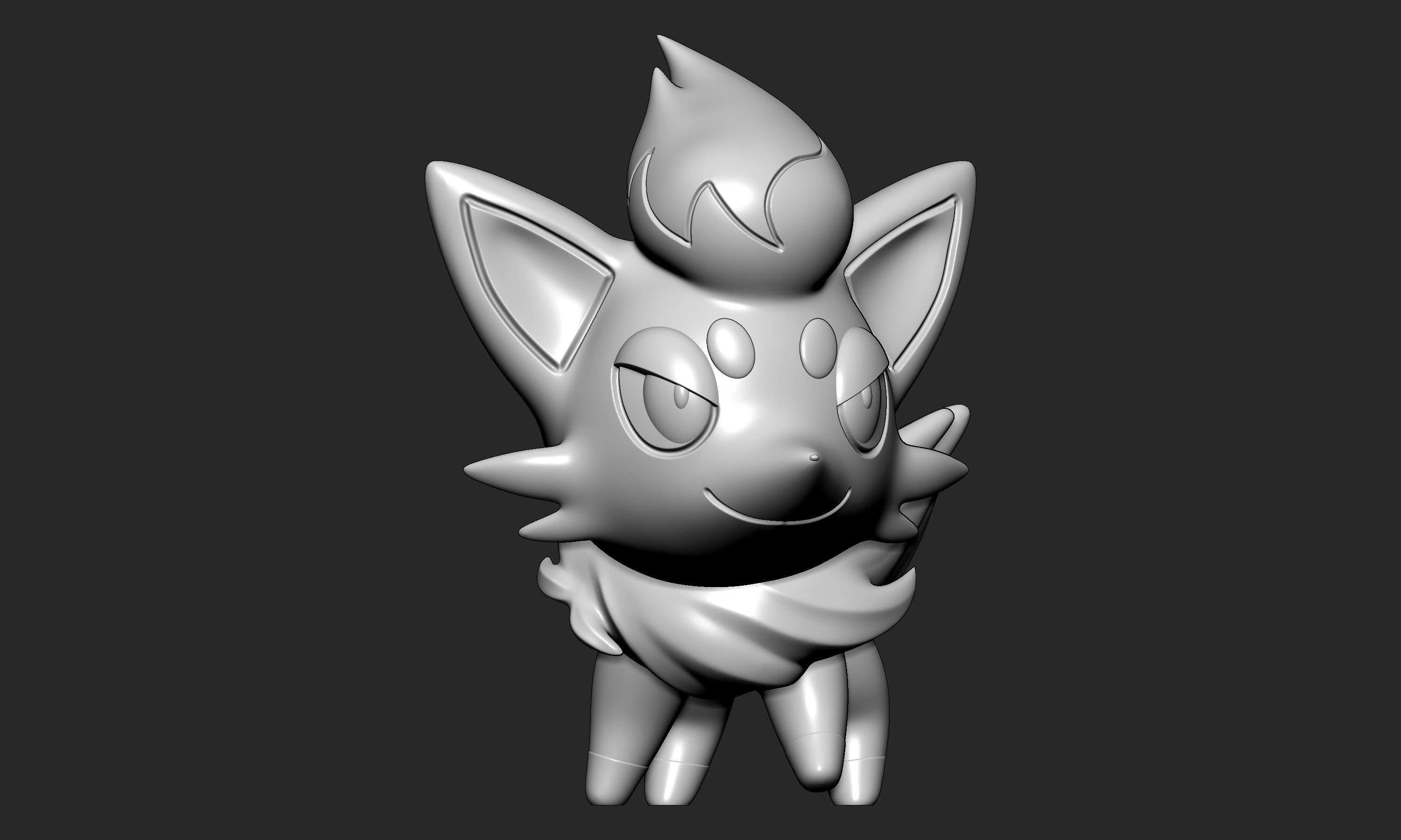 Pokemon - Zorua with 2 poses 3D model 3D printable | CGTrader