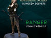 Female Elf Ranger miniature for Tabletop RPGs 3D model 3D printable ...