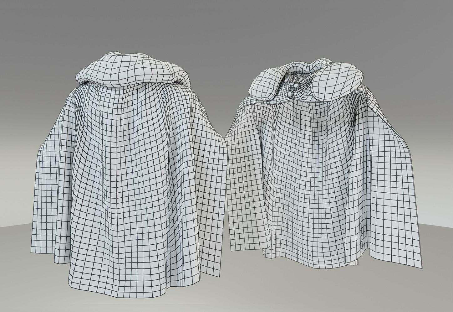 3D model Fur Cloak VR / AR / low-poly | CGTrader