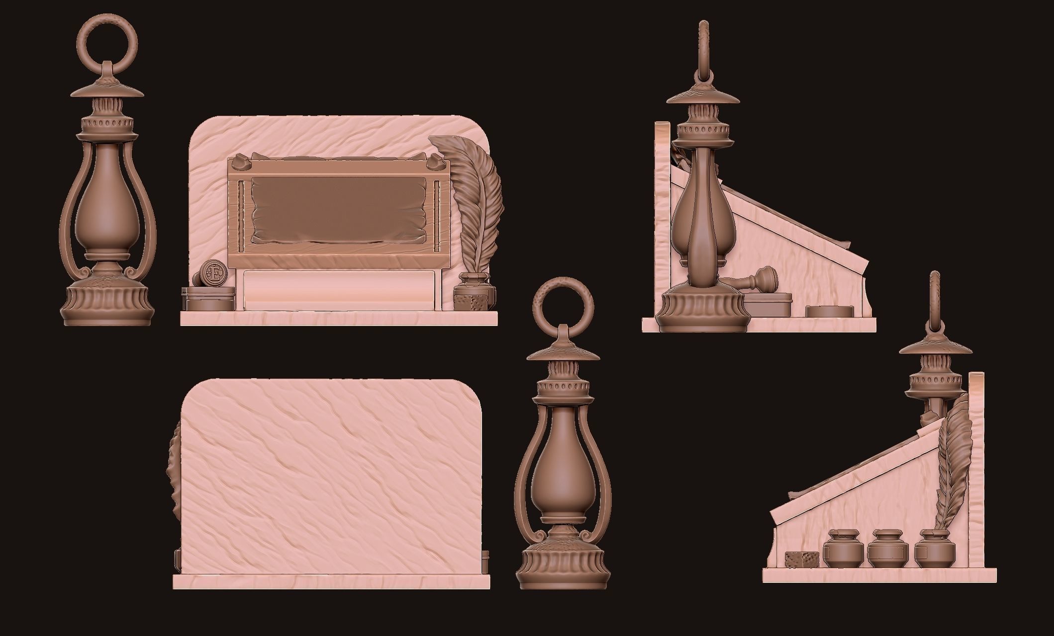 Scriptorium - 1-56 -28mm - Dioramas-Railway-Wargames free 3D model 3D ...