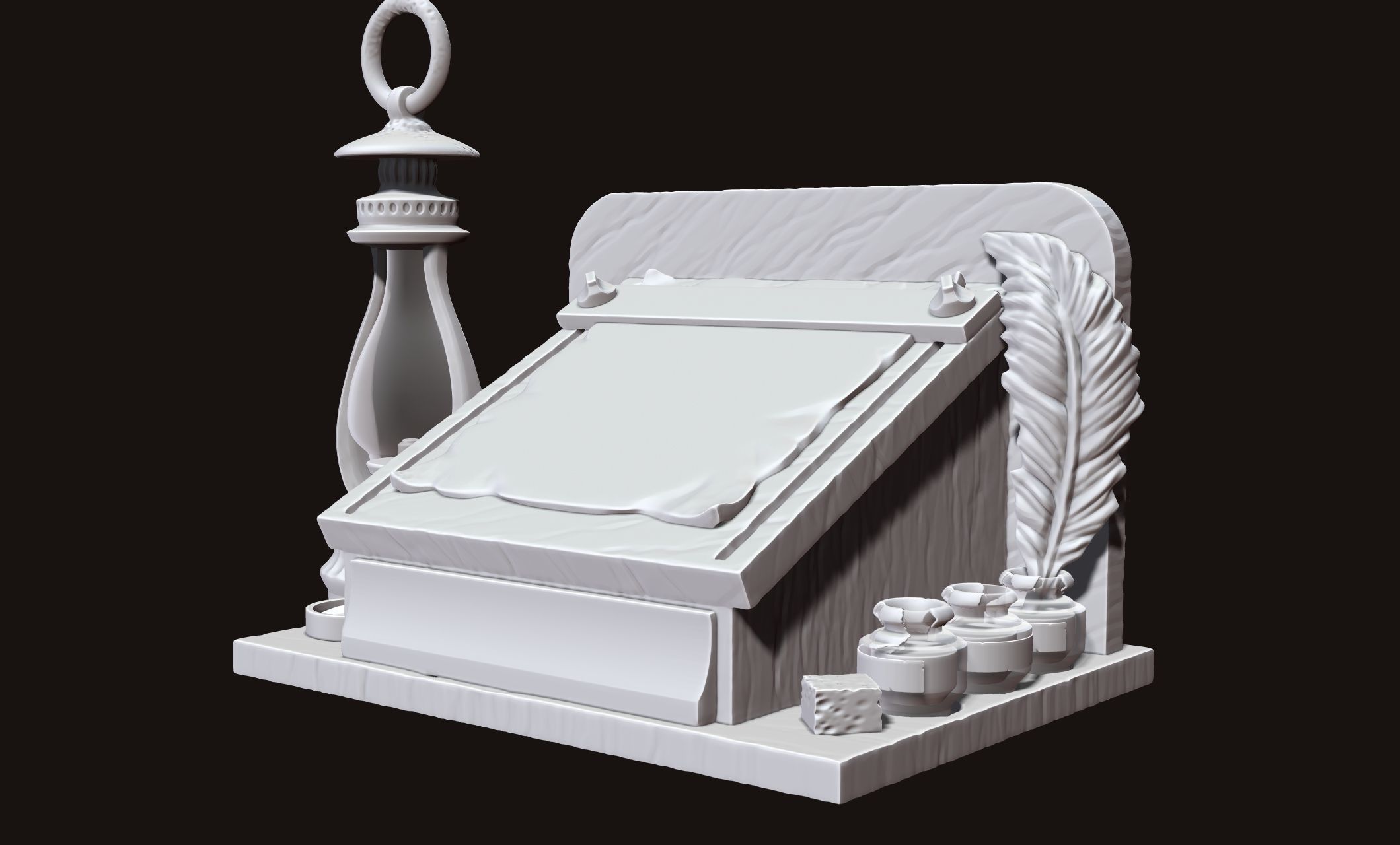 Scriptorium - 1-56 -28mm - Dioramas-Railway-Wargames free 3D model 3D ...