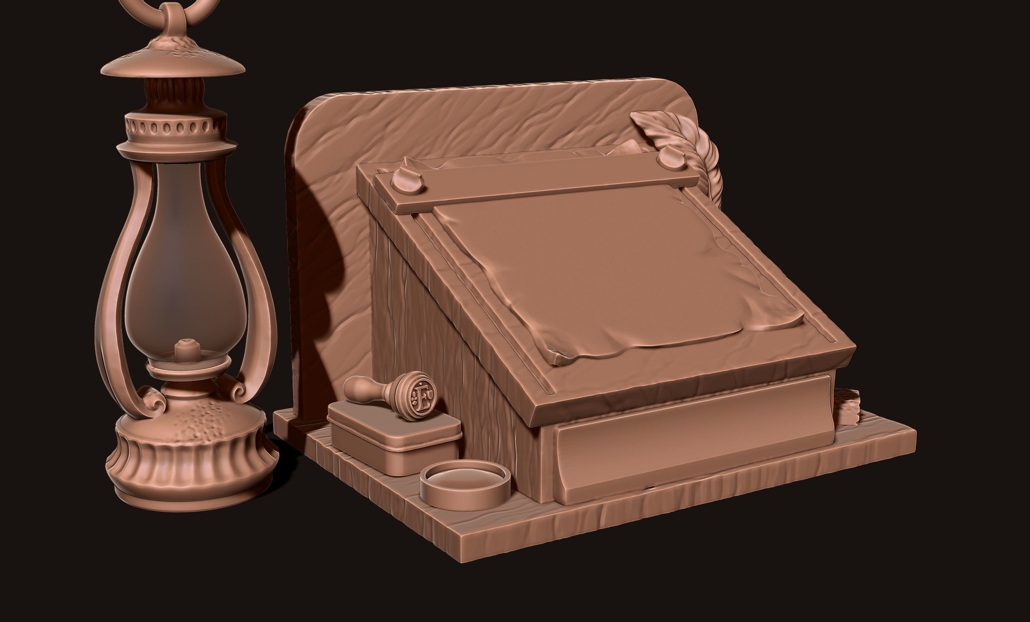 Scriptorium - 1-56 -28mm - Dioramas-Railway-Wargames free 3D model 3D ...