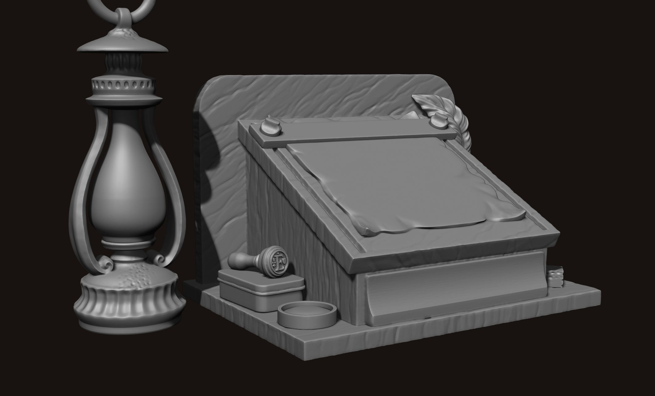 Scriptorium - 1-56 -28mm - Dioramas-Railway-Wargames free 3D model 3D ...