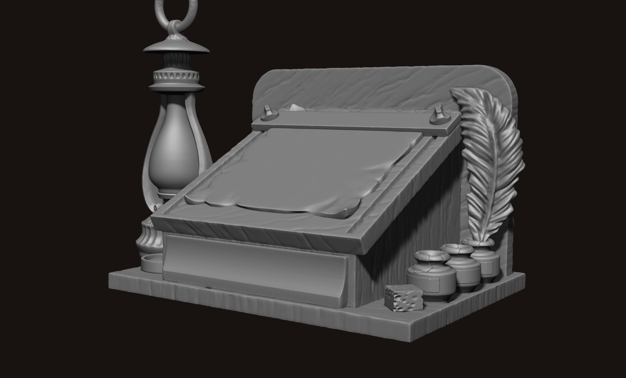 Scriptorium - 1-56 -28mm - Dioramas-Railway-Wargames free 3D model 3D ...