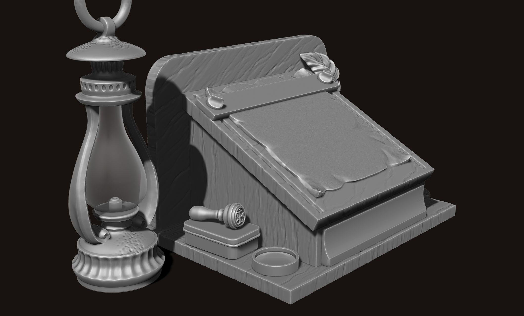 Scriptorium - 1-56 -28mm - Dioramas-Railway-Wargames free 3D model 3D ...