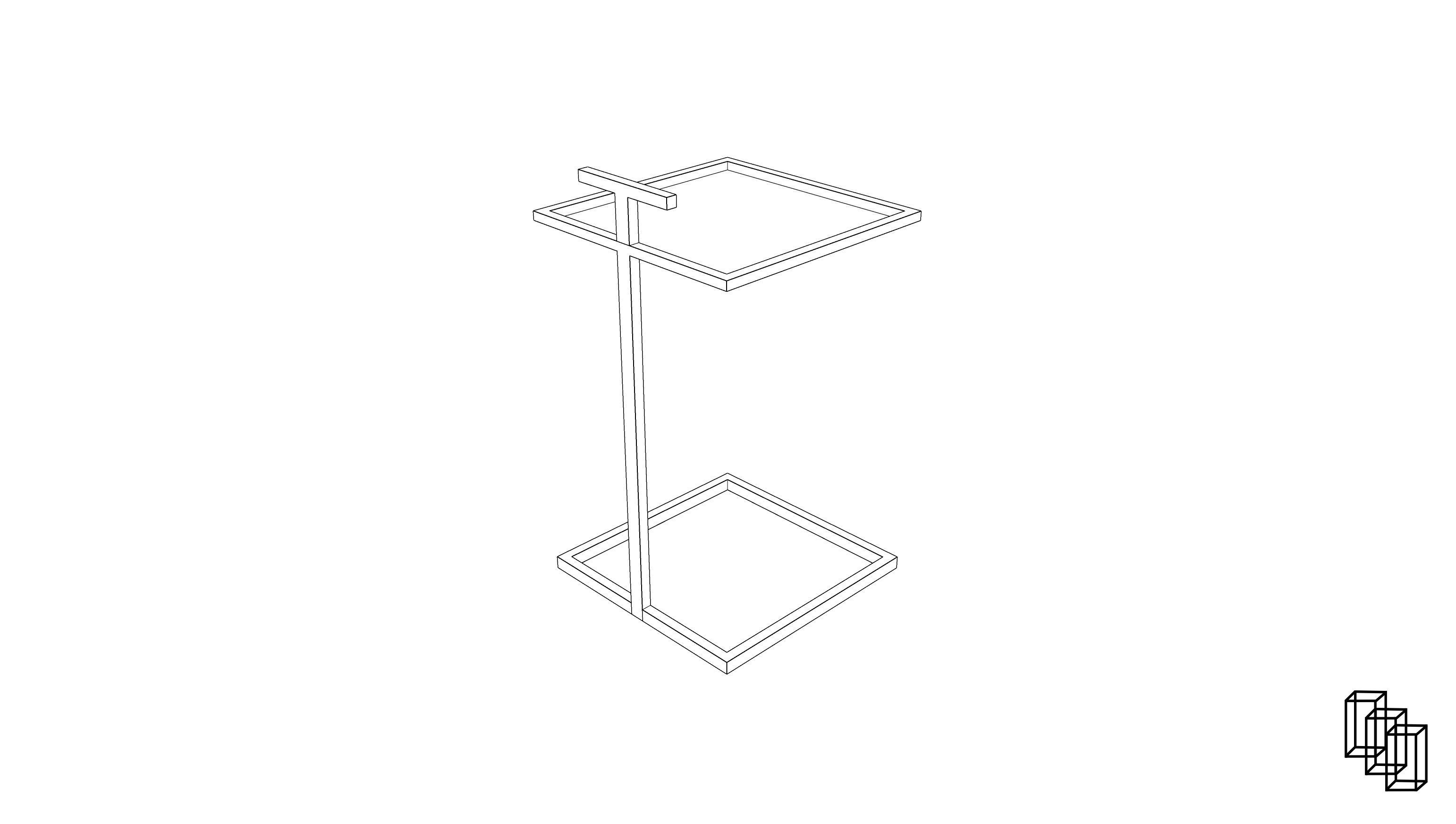 3D model RH Side Table VR / AR / low-poly | CGTrader