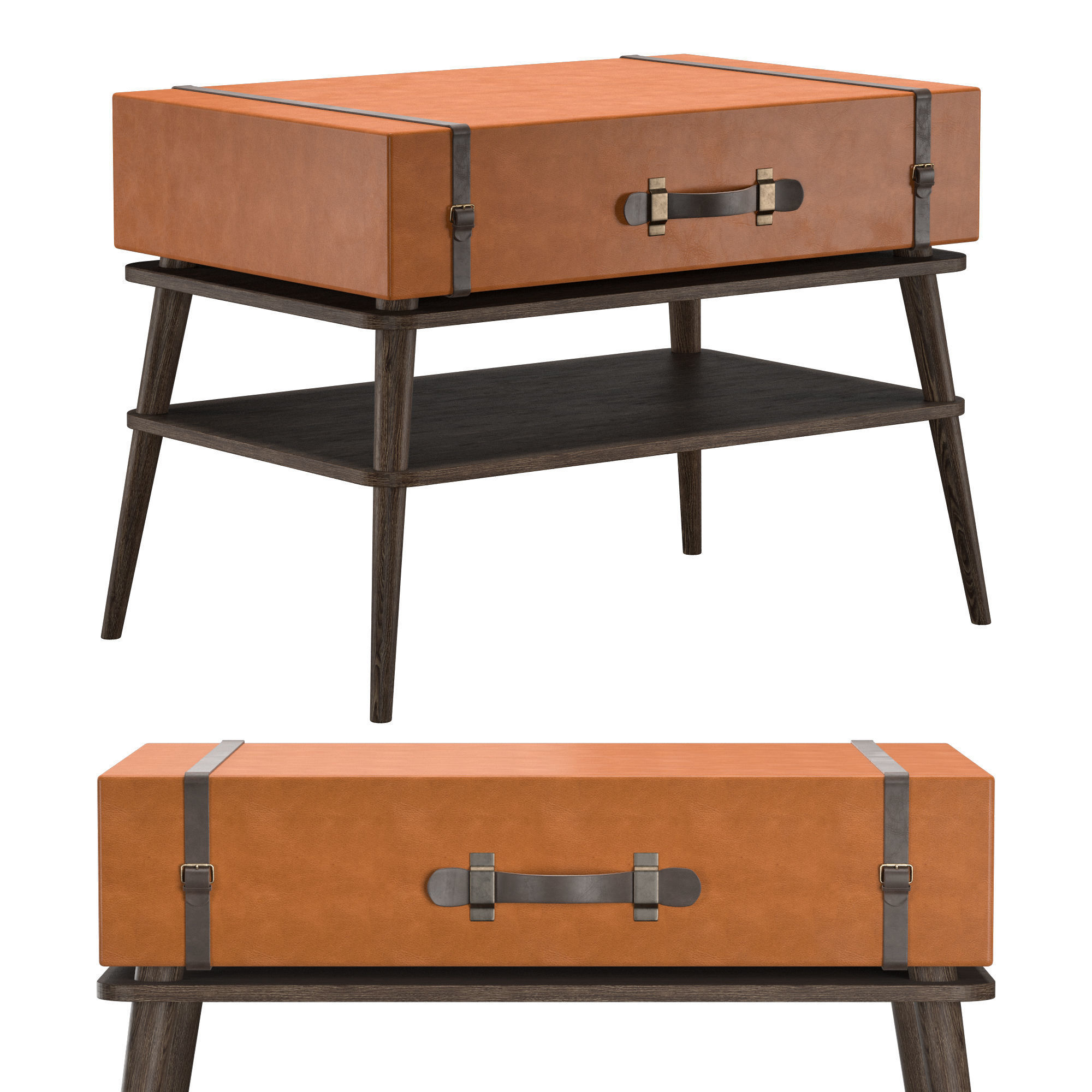 Chest nightstand Bedside table 3D model | CGTrader