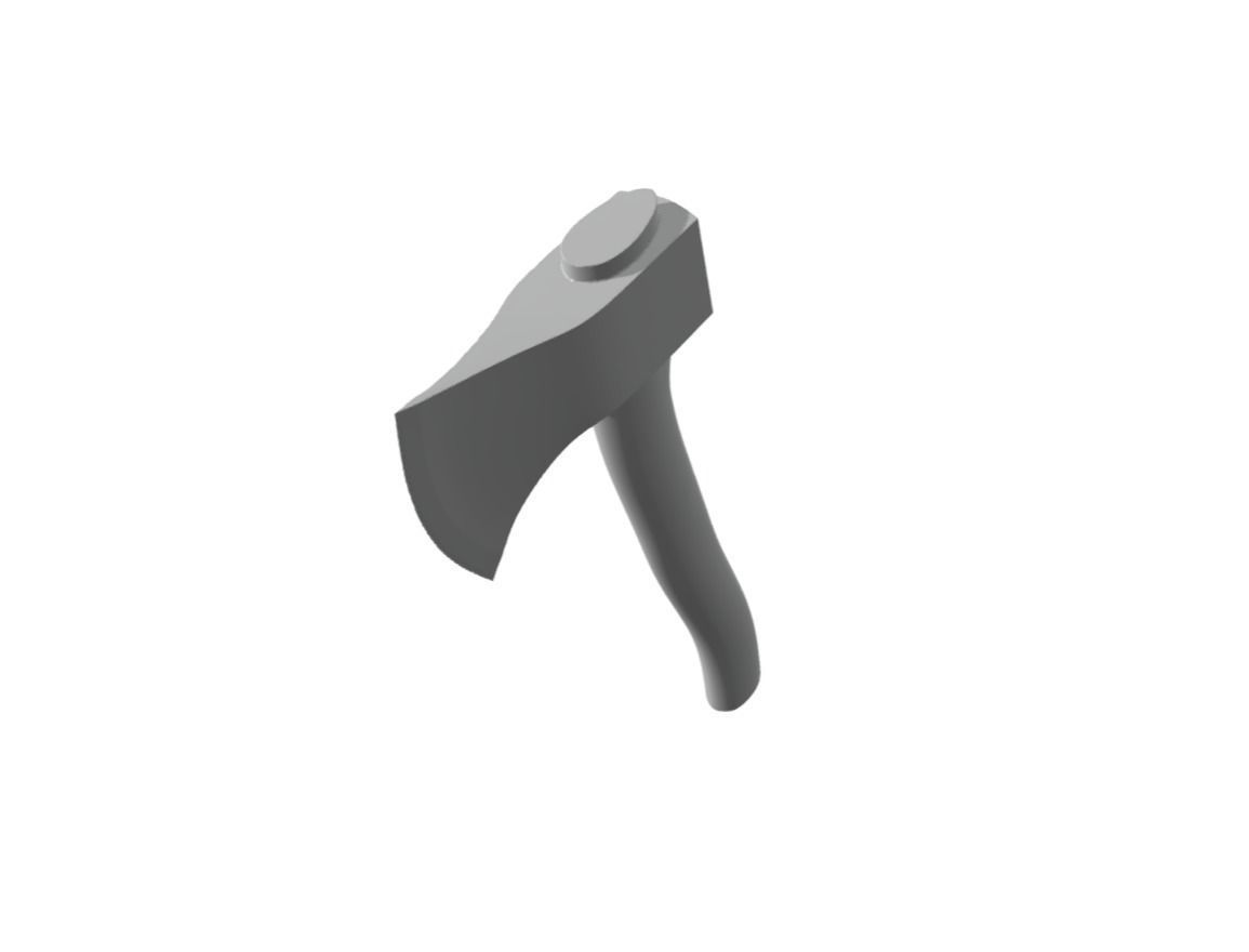 Axe - hatchet free 3D model 3D printable | CGTrader