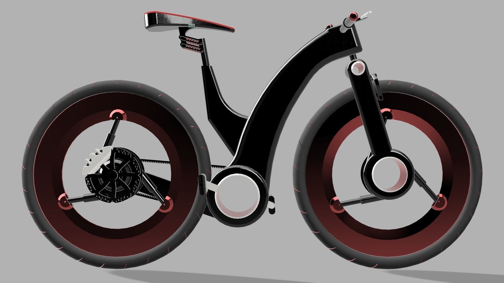A stylish cycle 3D model 3D printable | CGTrader