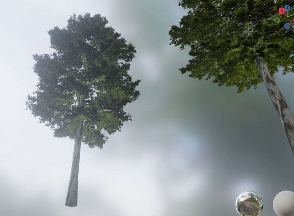 3D model Realistic Trees Pack of 2- each with 2 variants for games VR ...