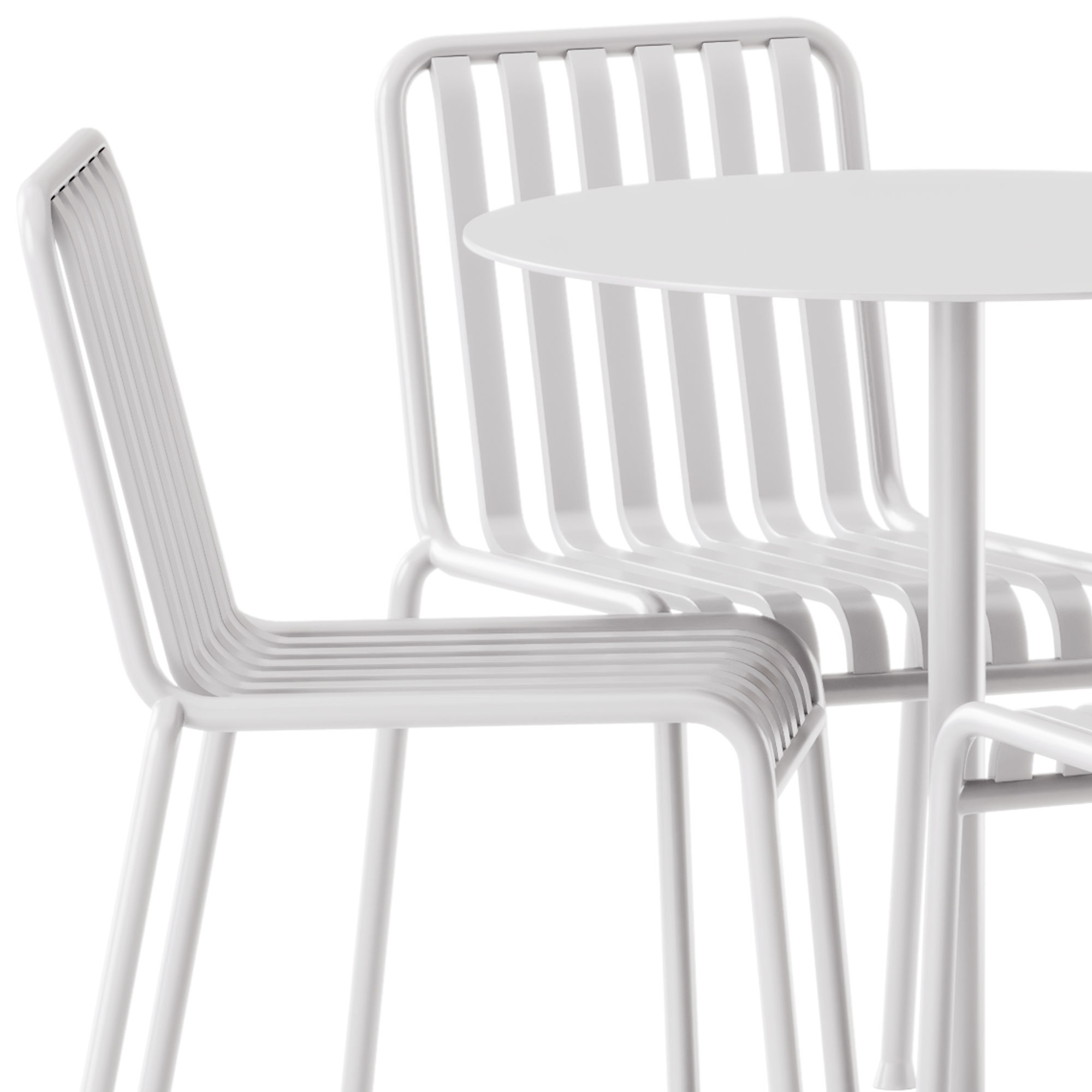 Hay Neu Round Table and Palissade Chair 3D model | CGTrader