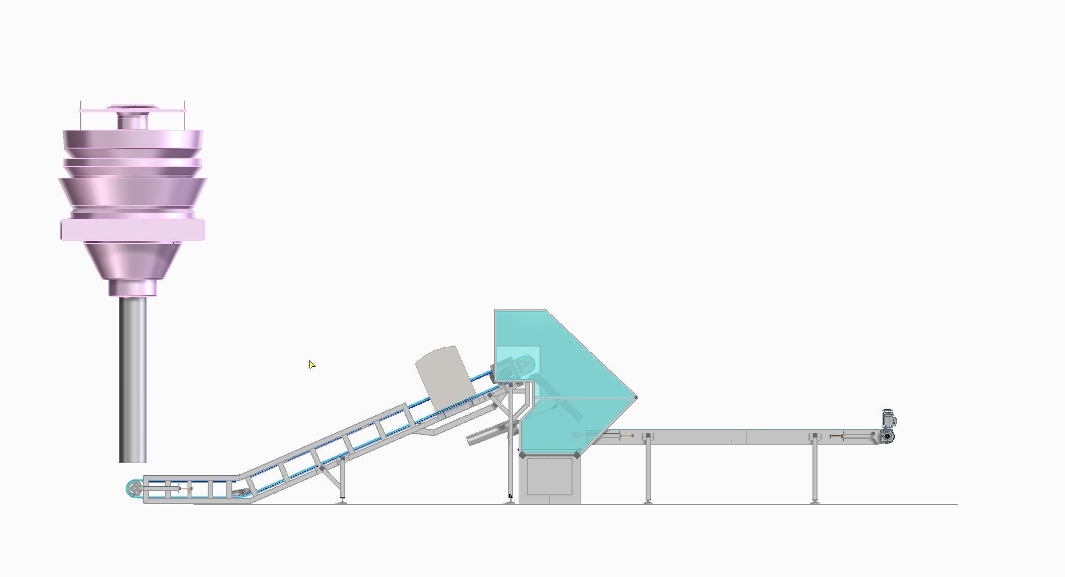 Metal Detection Conveyor 3d Model Cgtrader