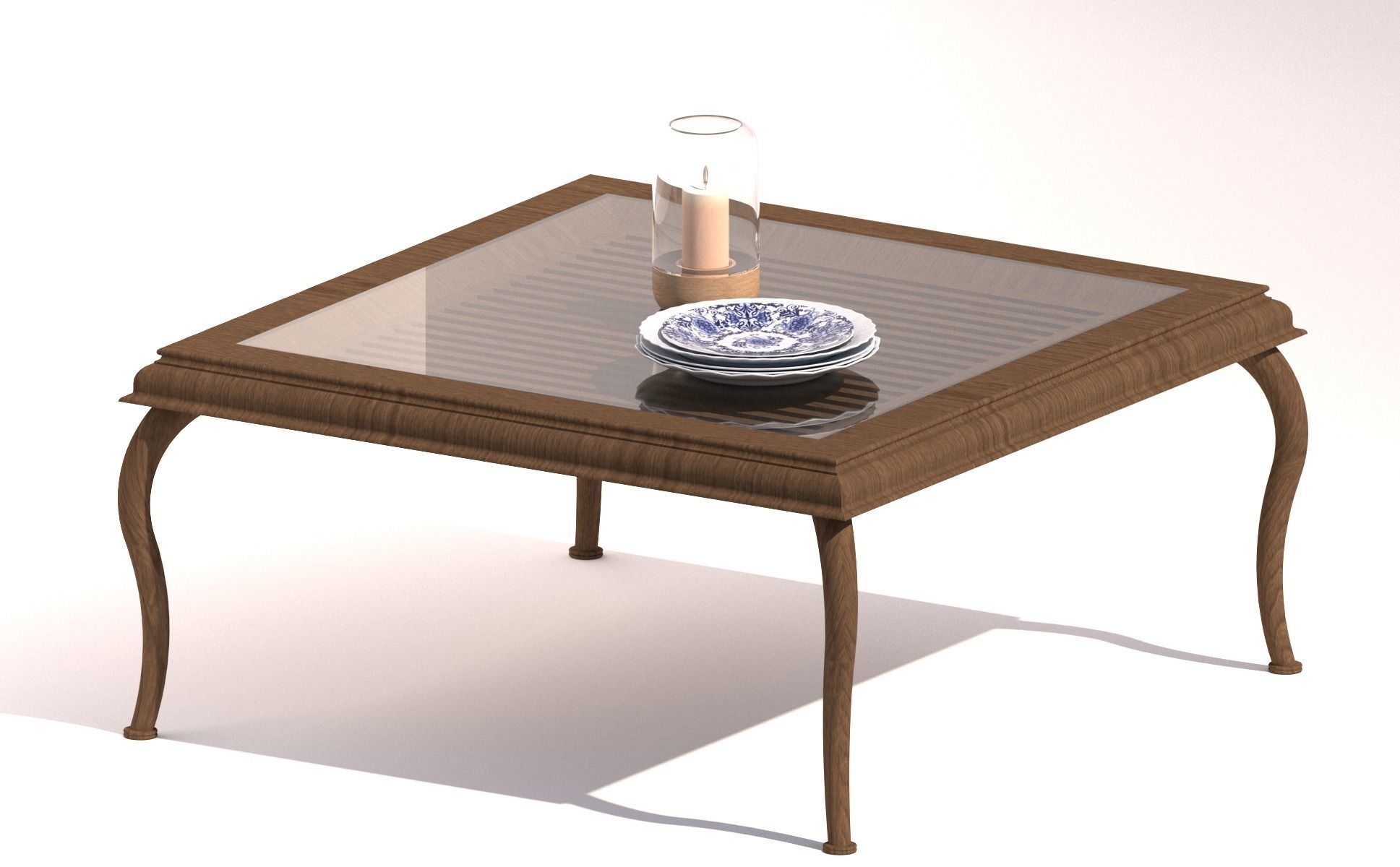 Classic table object 3D model 3D printable | CGTrader