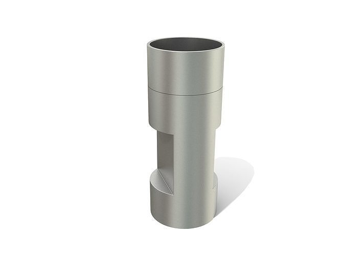 Special Stainless Waste Bin 3D model | CGTrader