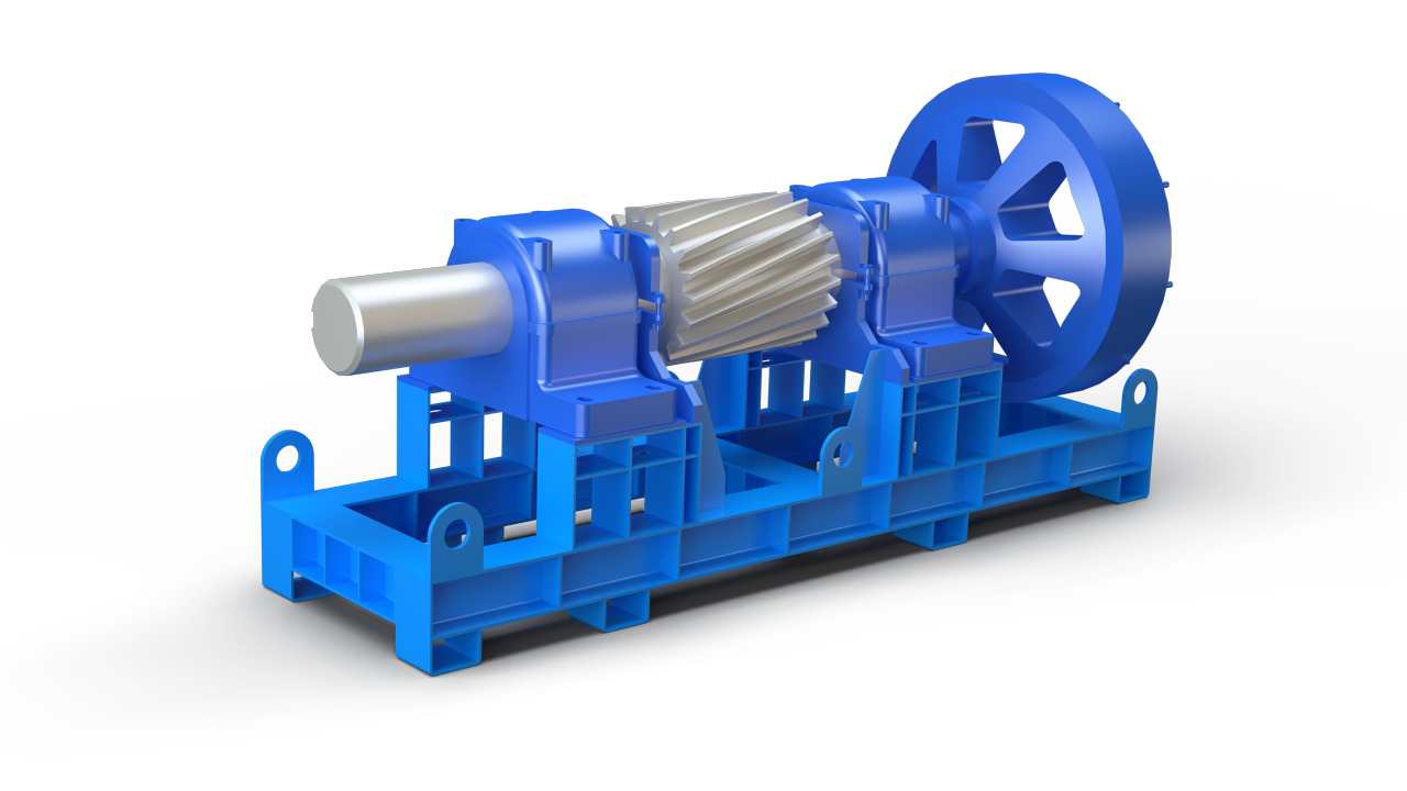 Industrial Gear Reducer 3D model | CGTrader