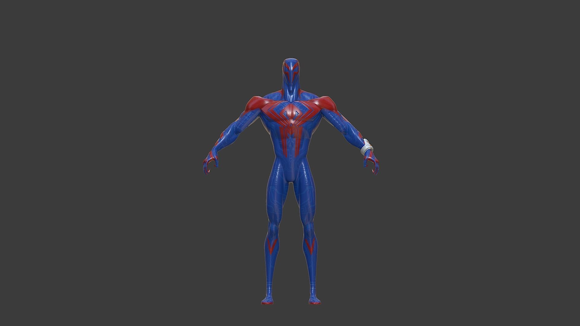 SpiderMan 2099 Miguel OHara Across the Spider-verse 3D Model 3D model ...