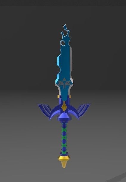 Master Sword 3D files 3D model 3D printable | CGTrader