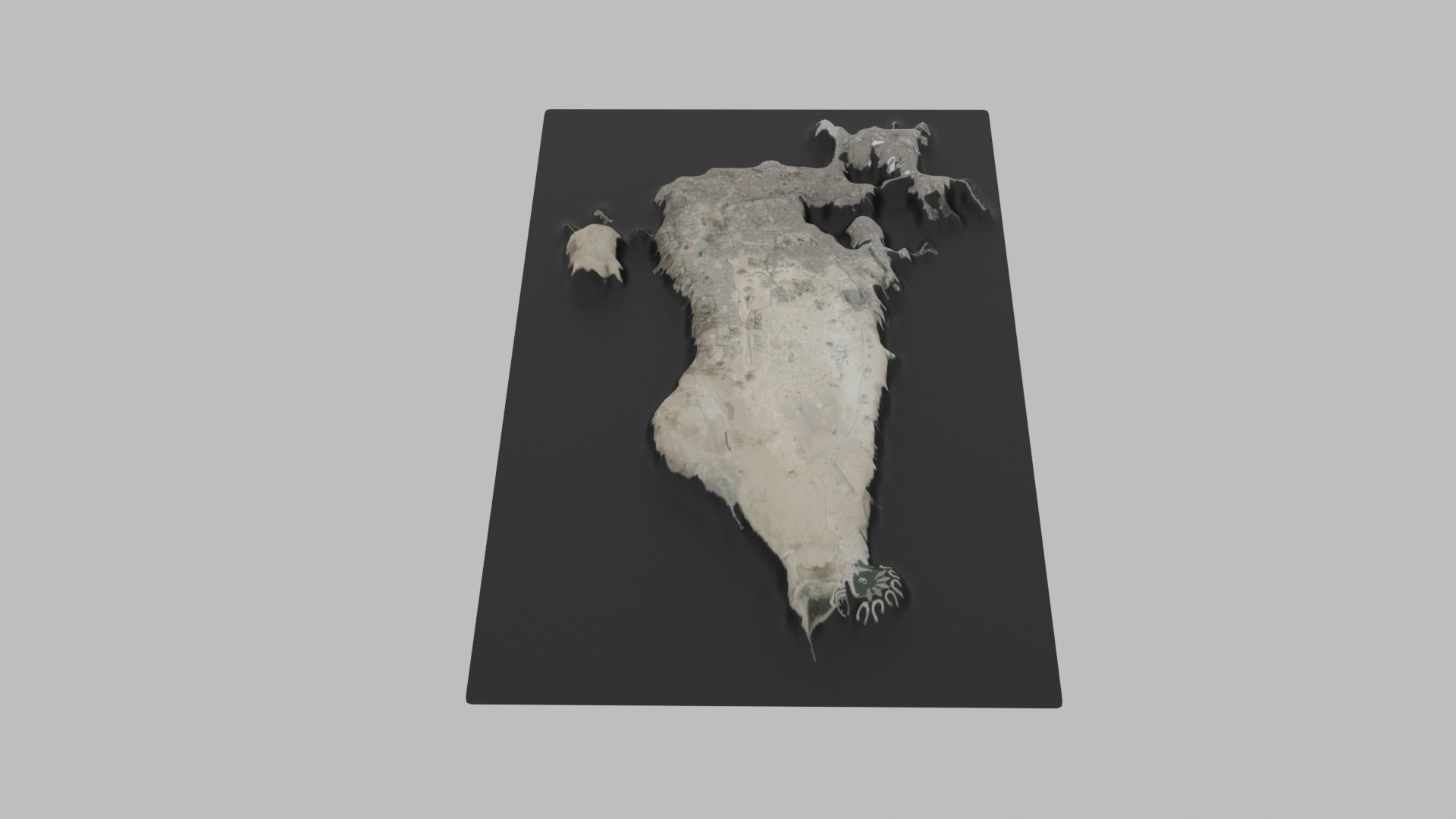 3D model Bahrain Map VR / AR / low-poly | CGTrader