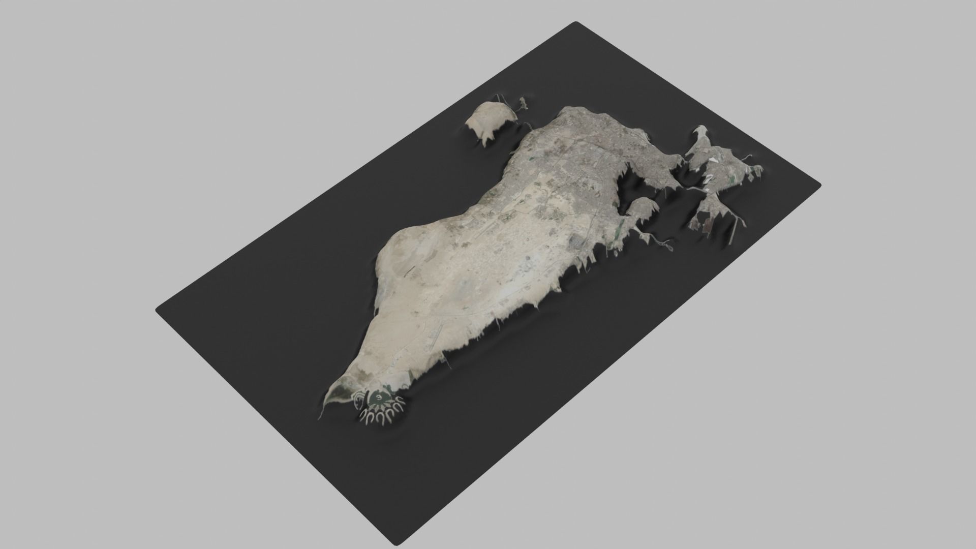 3D model Bahrain Map VR / AR / low-poly | CGTrader