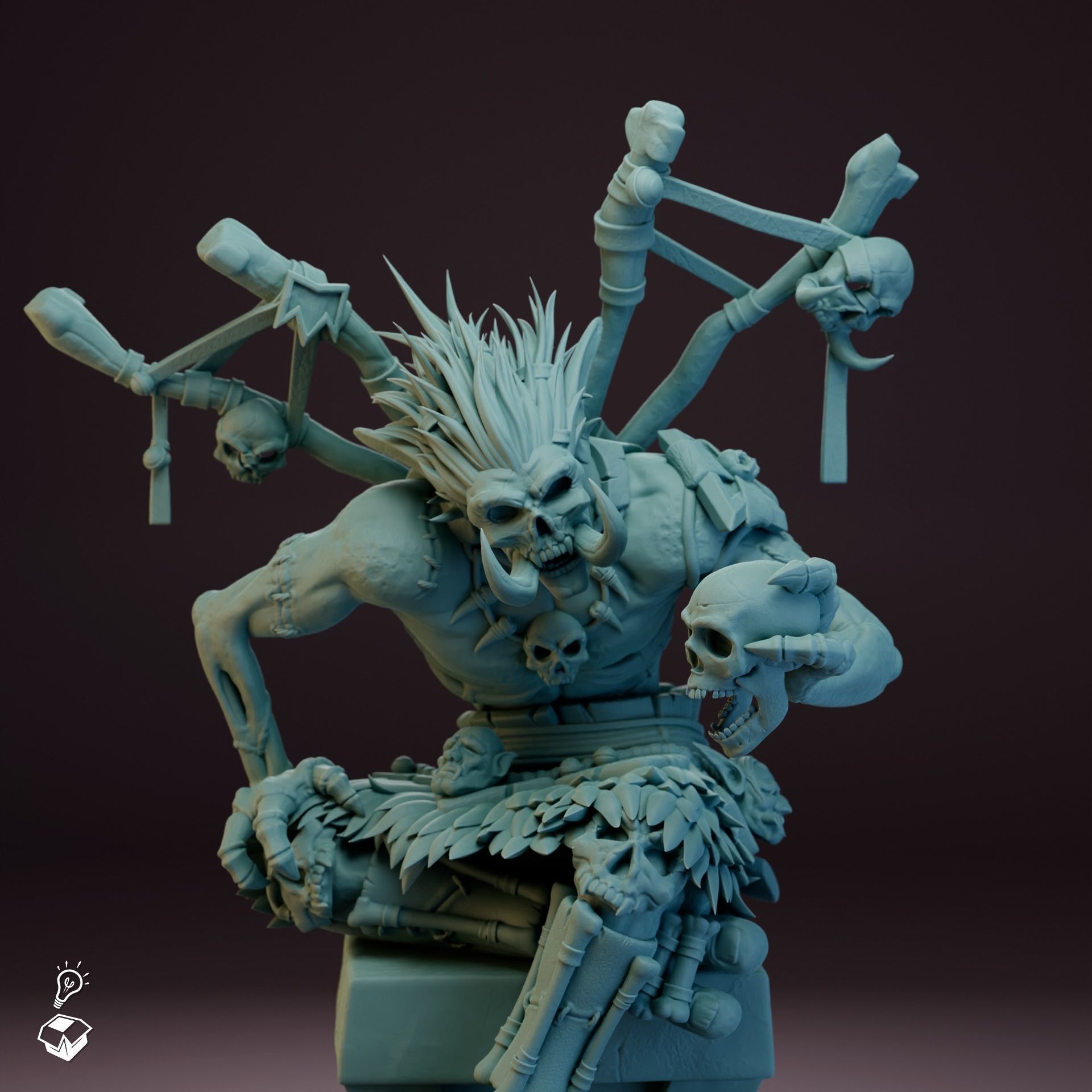Bwonsamdi - World of Warcraft 3D model 3D printable | CGTrader