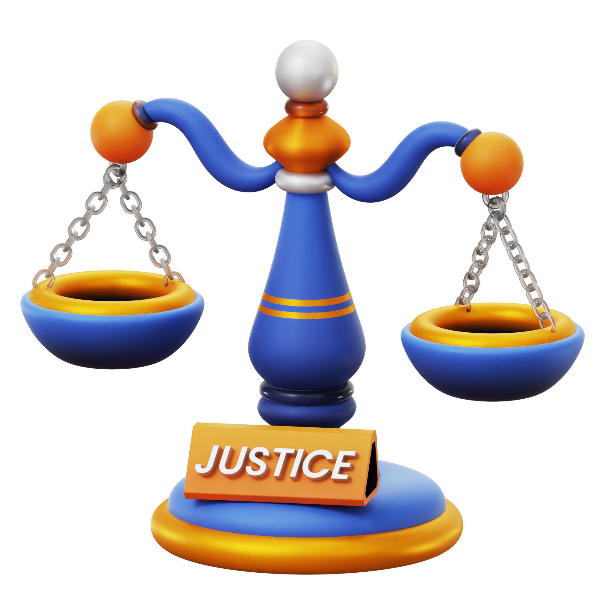 3D model Justice 3D Icon VR / AR / low-poly | CGTrader