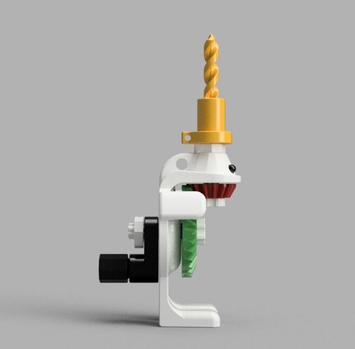 Character keychain hand drill 3D model 3D printable | CGTrader