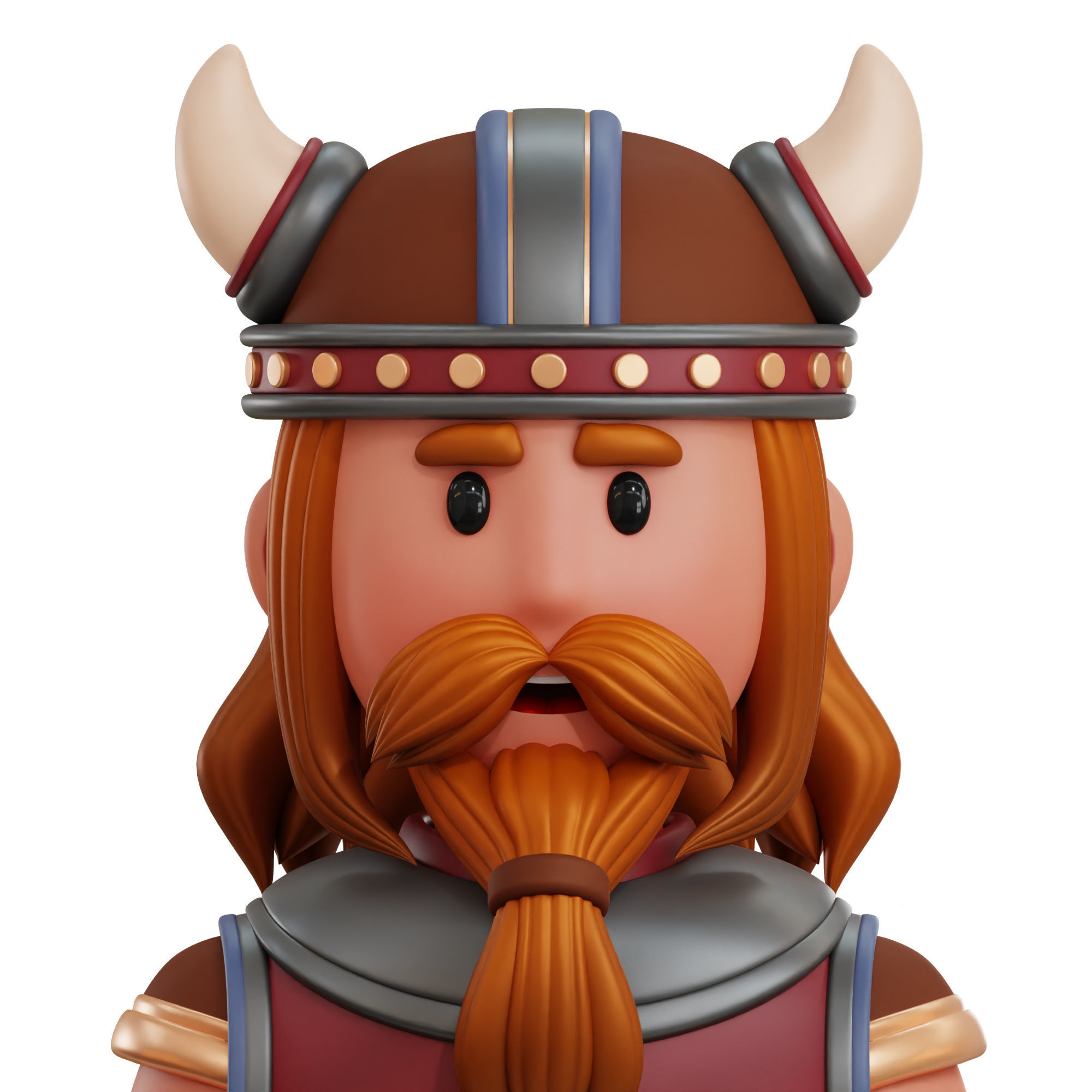 3D model Viking Avatar 3D Icon VR / AR / low-poly | CGTrader