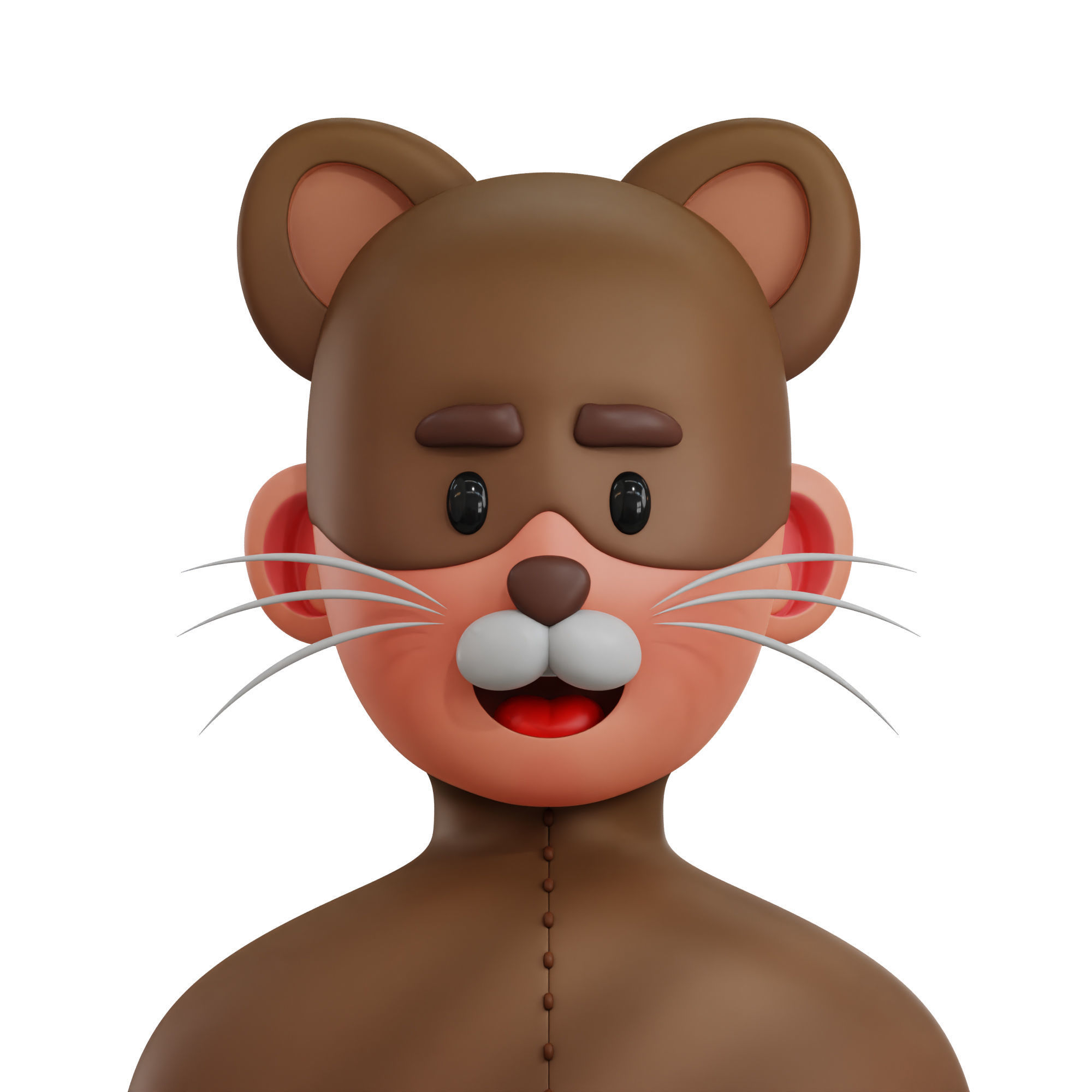 3D model Cat Boy Avatar 3D Icon VR / AR / low-poly | CGTrader