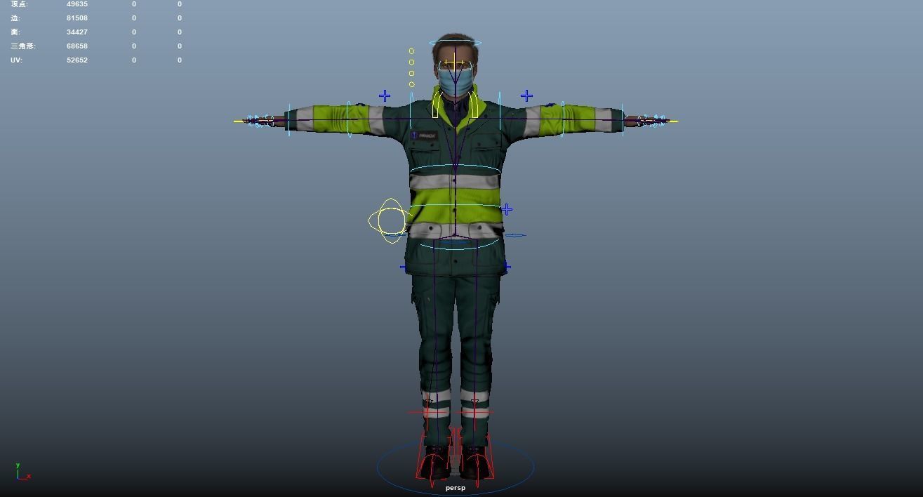 3D model Paramedic Rigged VR / AR / low-poly | CGTrader