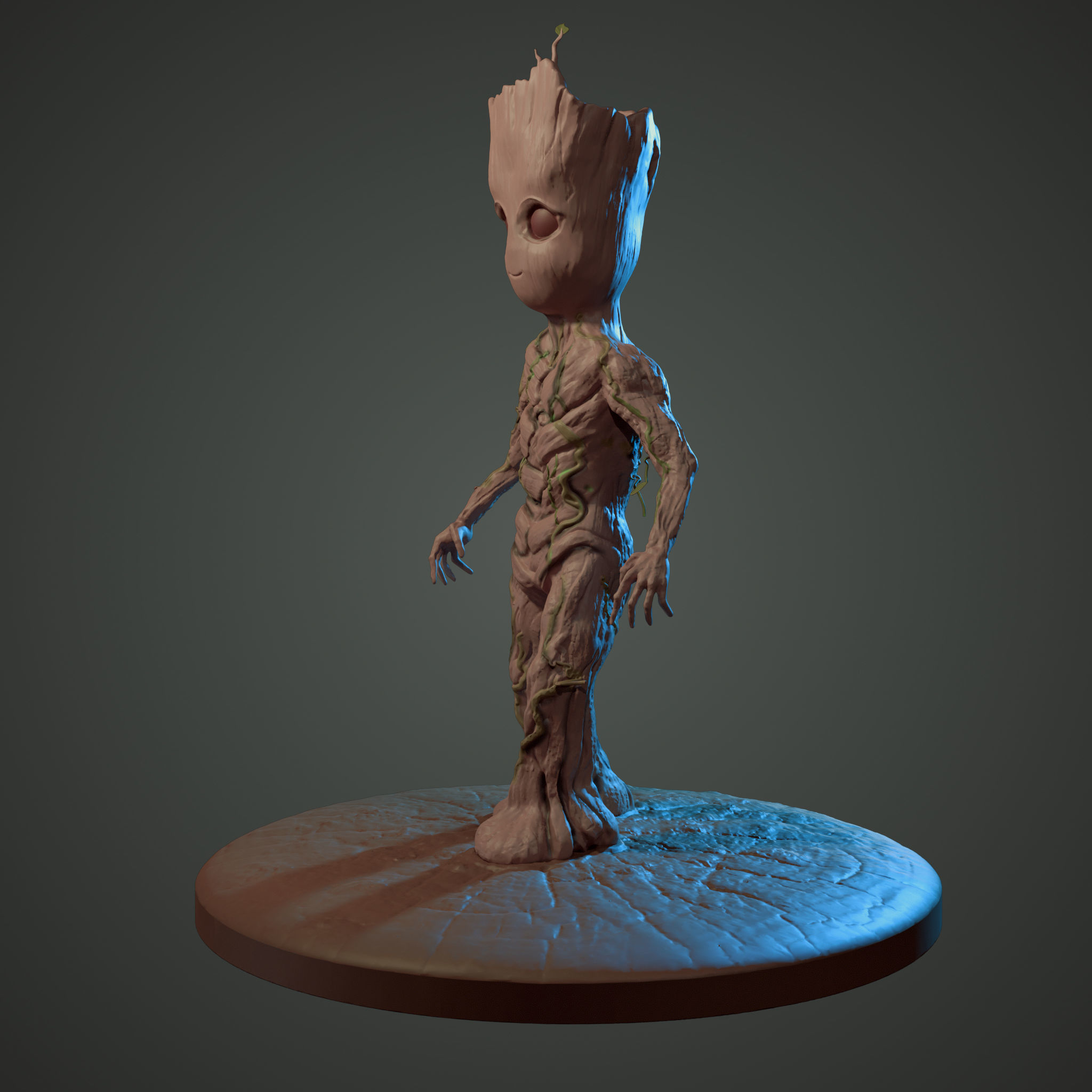Groot ready for 3d print 3D model 3D printable | CGTrader