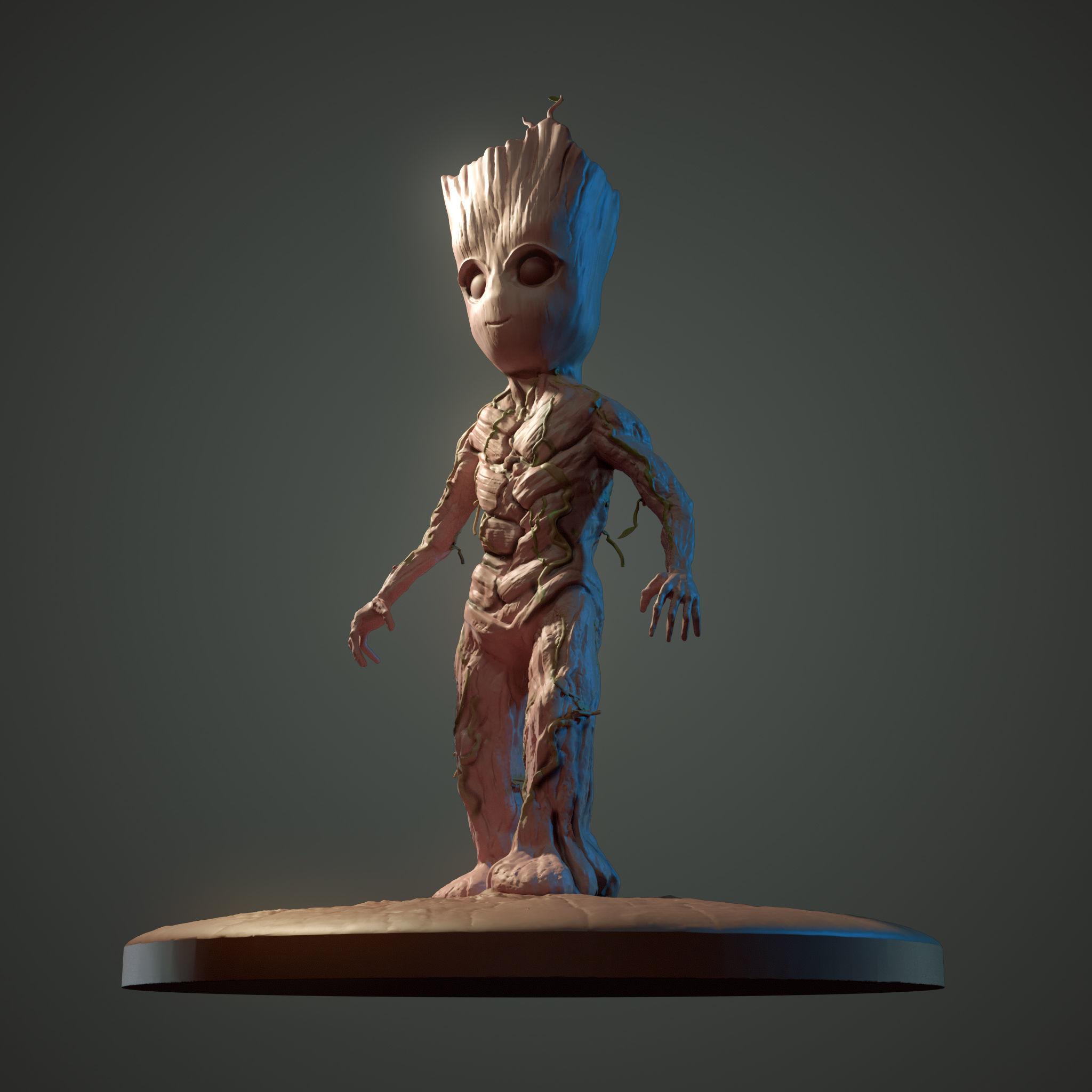 Groot ready for 3d print 3D model 3D printable | CGTrader